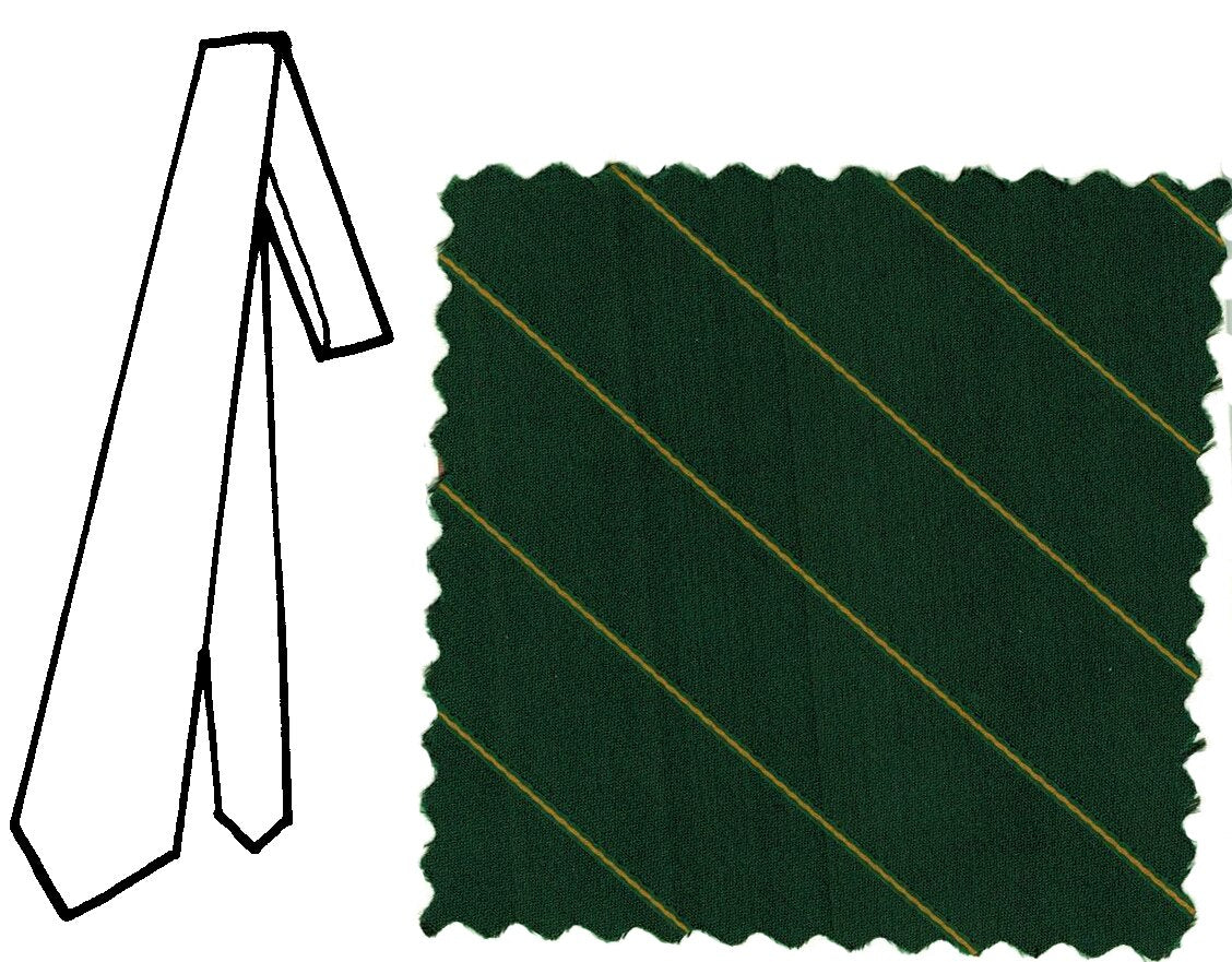 P48- Tie-Green and Gold Stripe – MAPU-Lansing